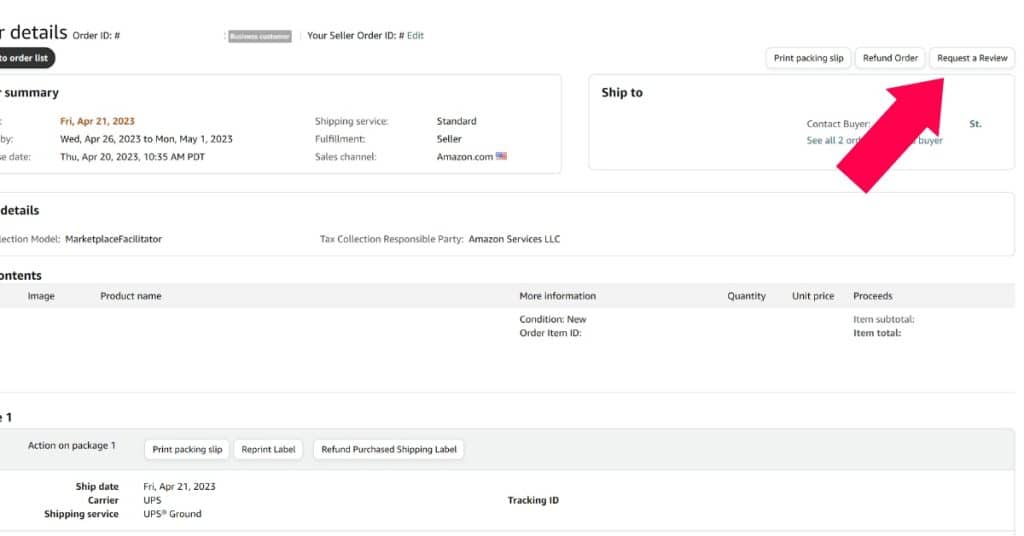 Amazon Request A Review Button | Get Amazon Reviews Fast